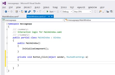 Message Popup in WPF